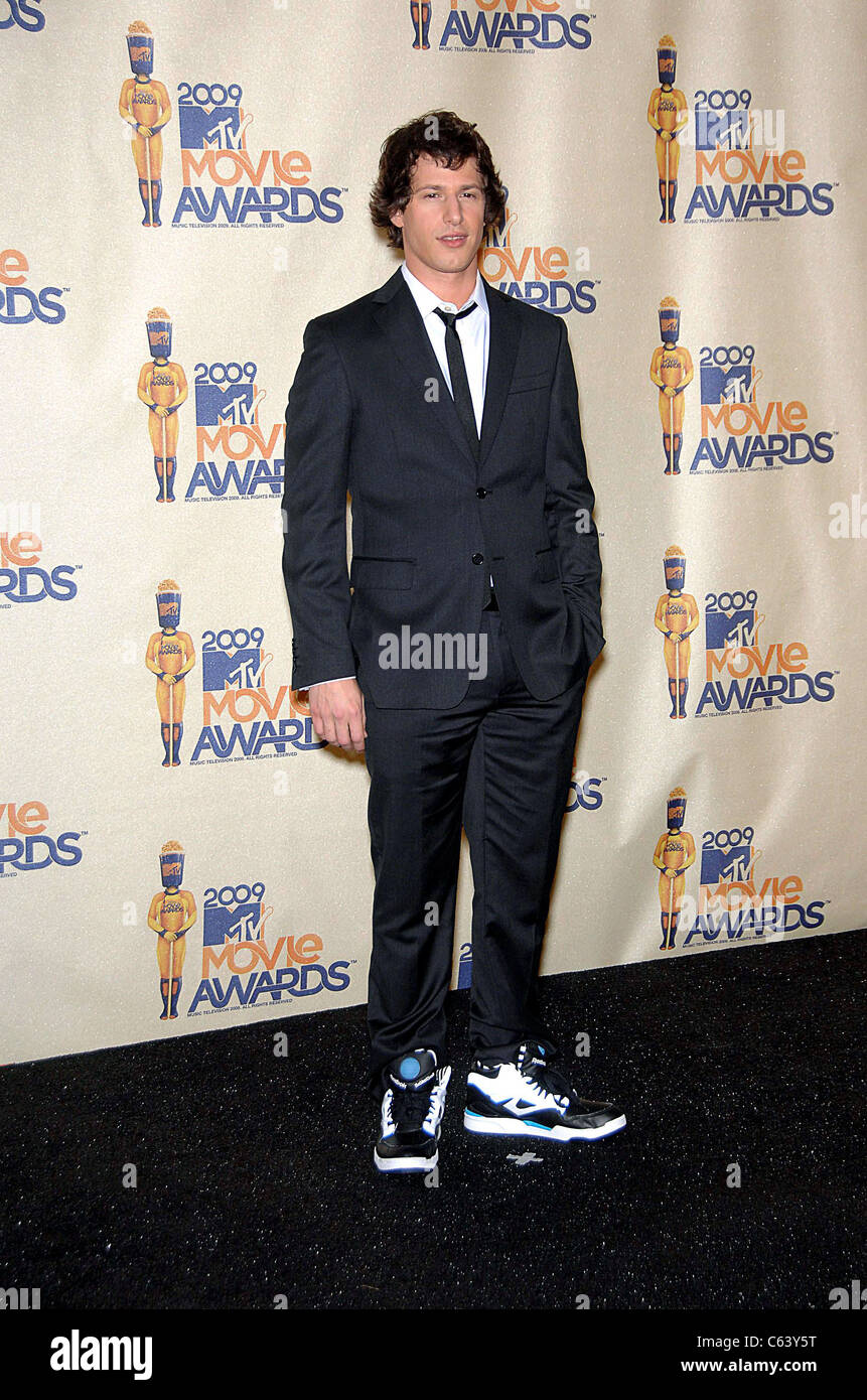 Andy Samberg at arrivals for 2009 MTV Movie Awards - PRESS ROOM, Gibson ...