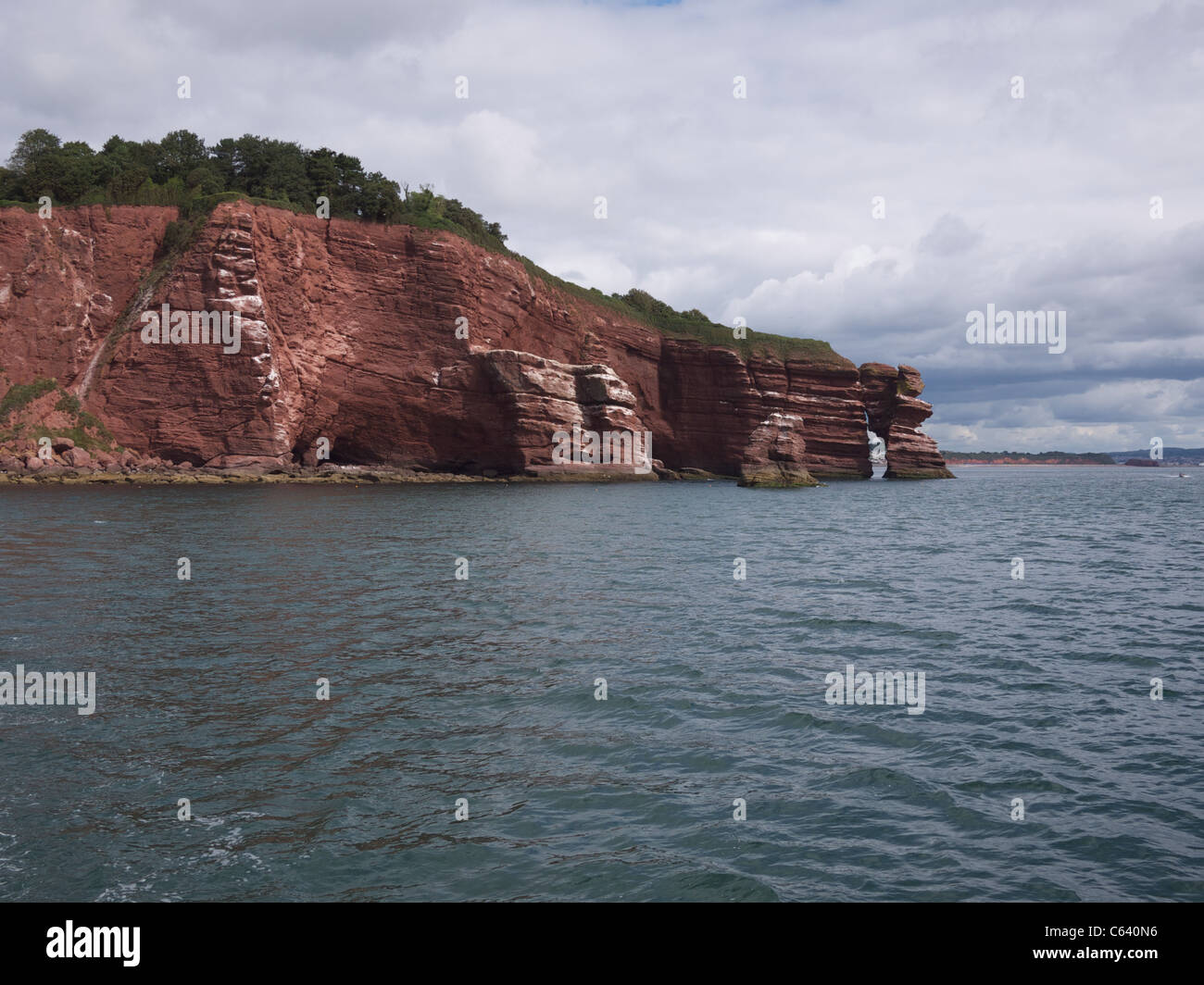 Cliffs at Dawlish, Devon Stock Photo - Alamy