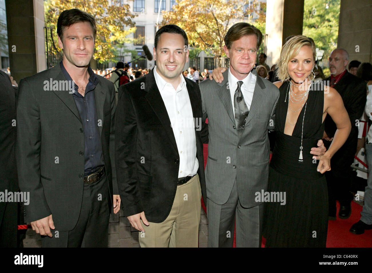 Aaron Eckhart, David Sacks, William H. Macy, Maria Bello at arrivals ...