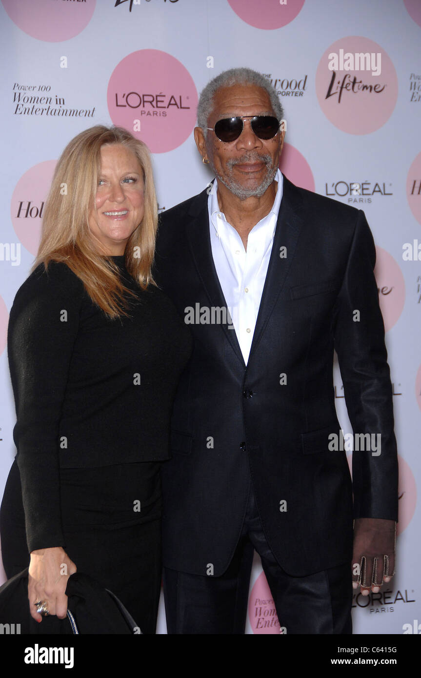 Lori McCreary, Morgan Freeman in attendance for The Hollywood Reporter ...