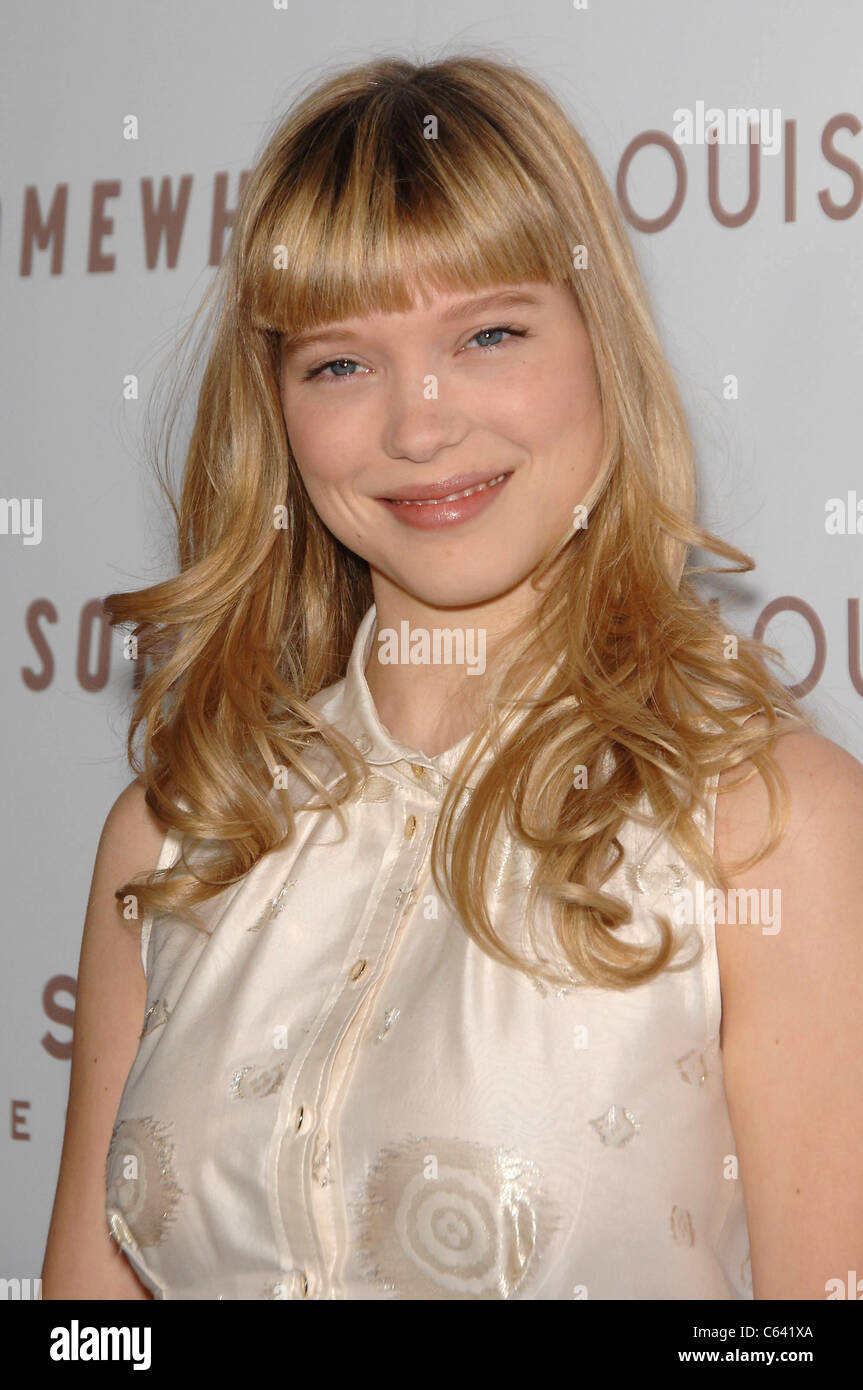 Lea Seydoux at arrivals for SOMEWHERE Premiere, Arclight Hollywood, Los ...