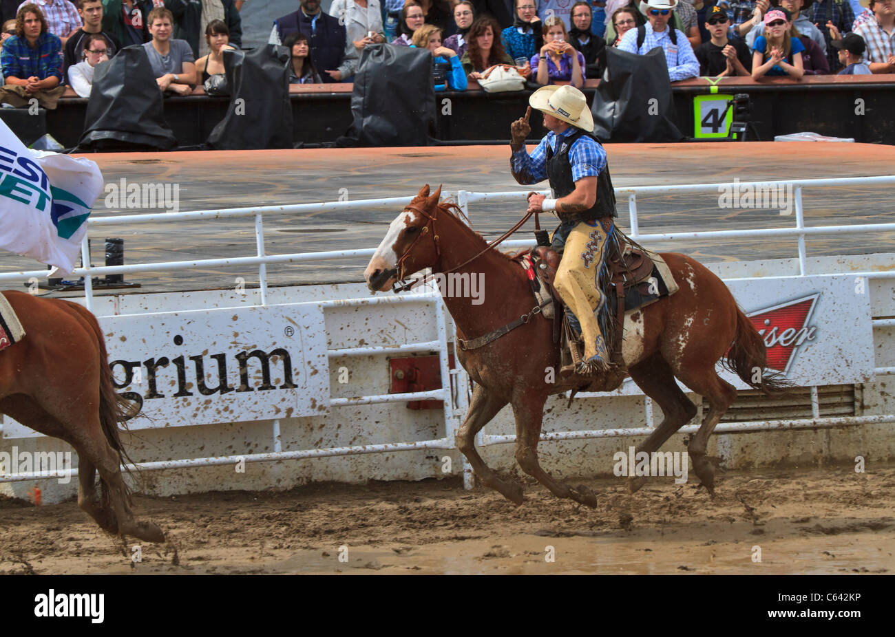 Bull Riding Rodeo Alberta Canada Stock Photos & Bull Riding Rodeo ...