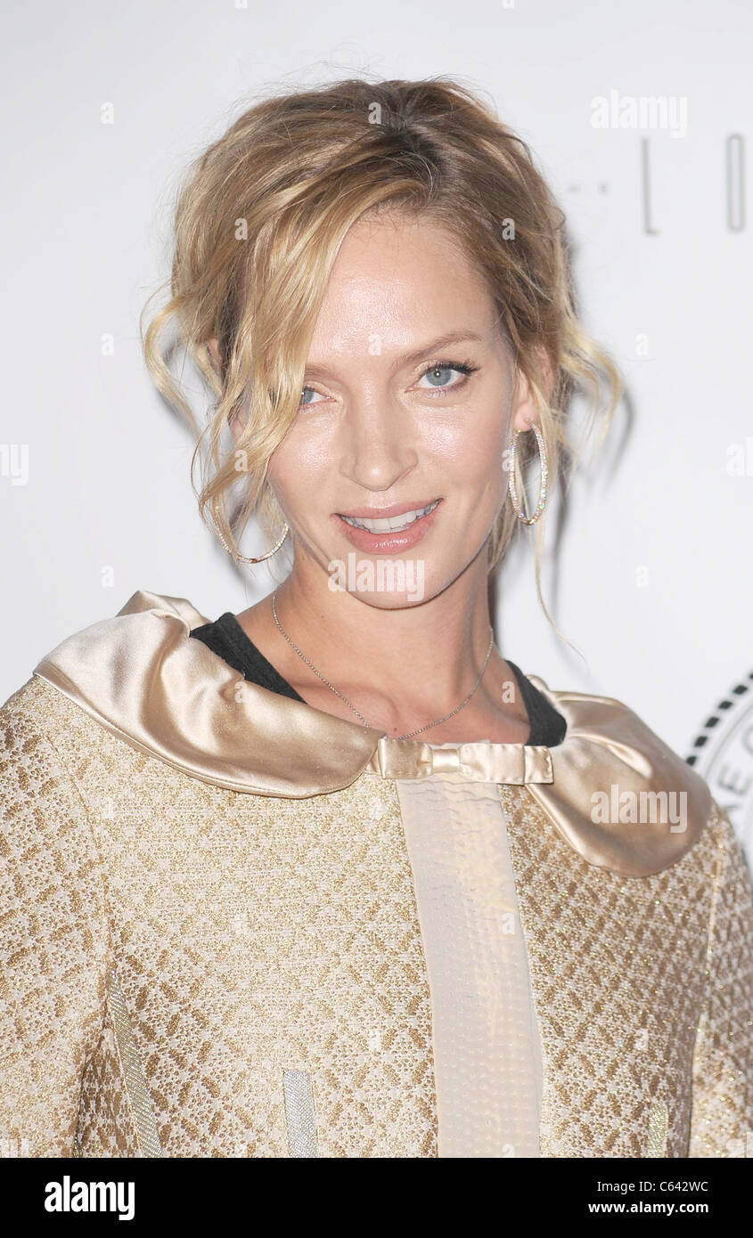 Uma Thurman in attendance for Friars Club Roast of Quentin Tarantino ...