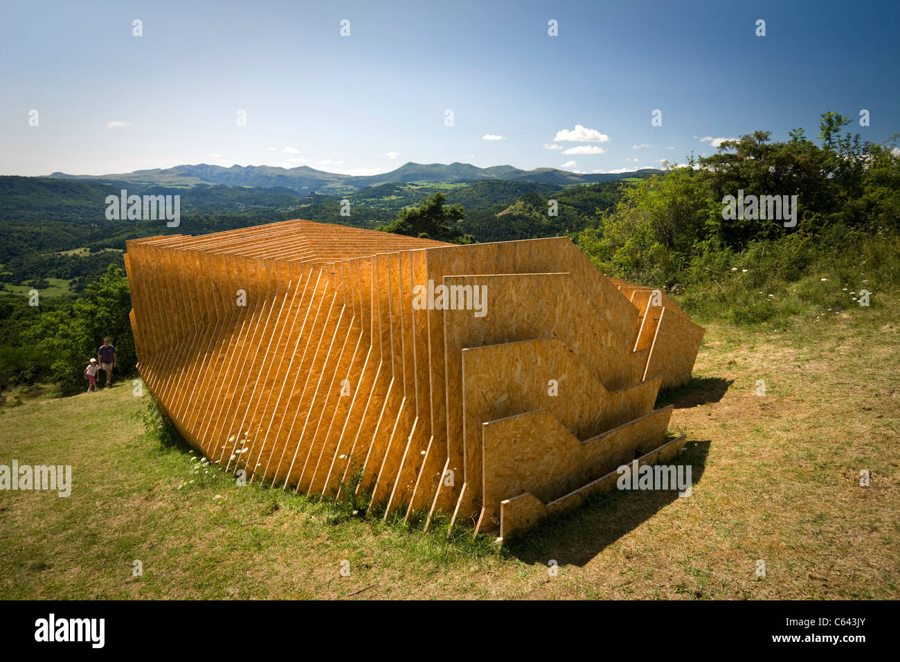 The Land Art work called "MetAvatar", by Pierre Laurent (France ...