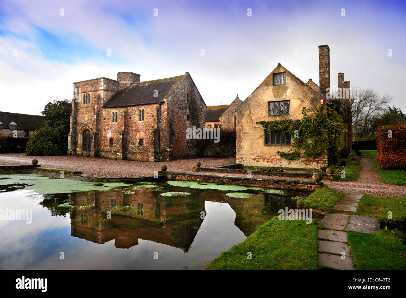 Cothay Manor near Wellington, Somerset UK Stock Photo - Alamy