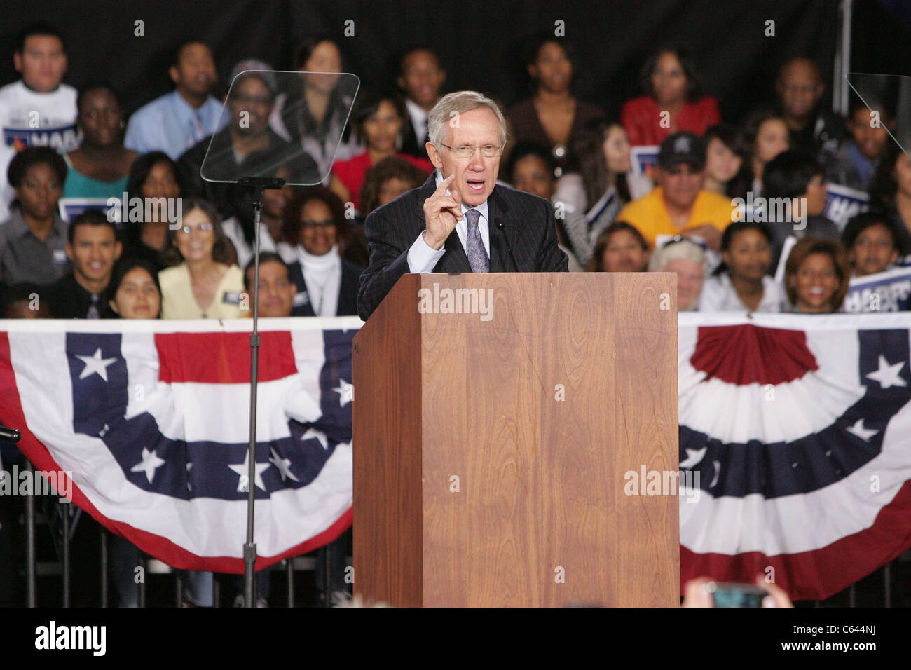 Nevada Senator Harry Reid in attendance for A Countdown to Victory ...
