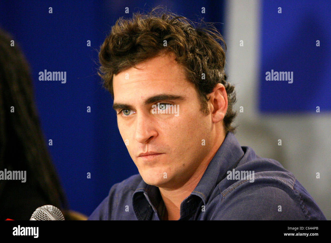 Joaquin Phoenix, at the press conference for WALK THE LINE Premiere at ...