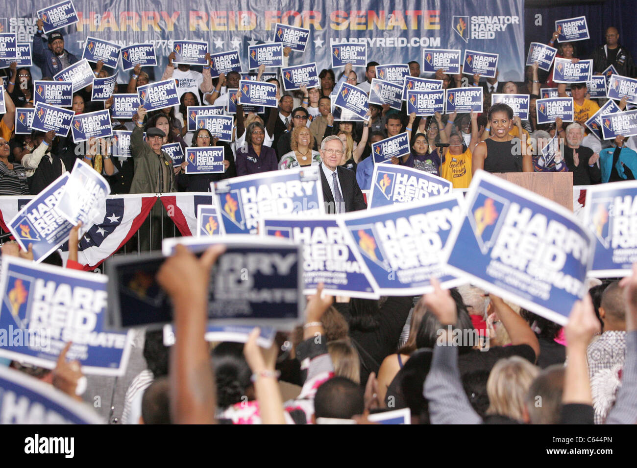 Senator Harry Reid, First Lady Michelle Obama in attendance for A ...
