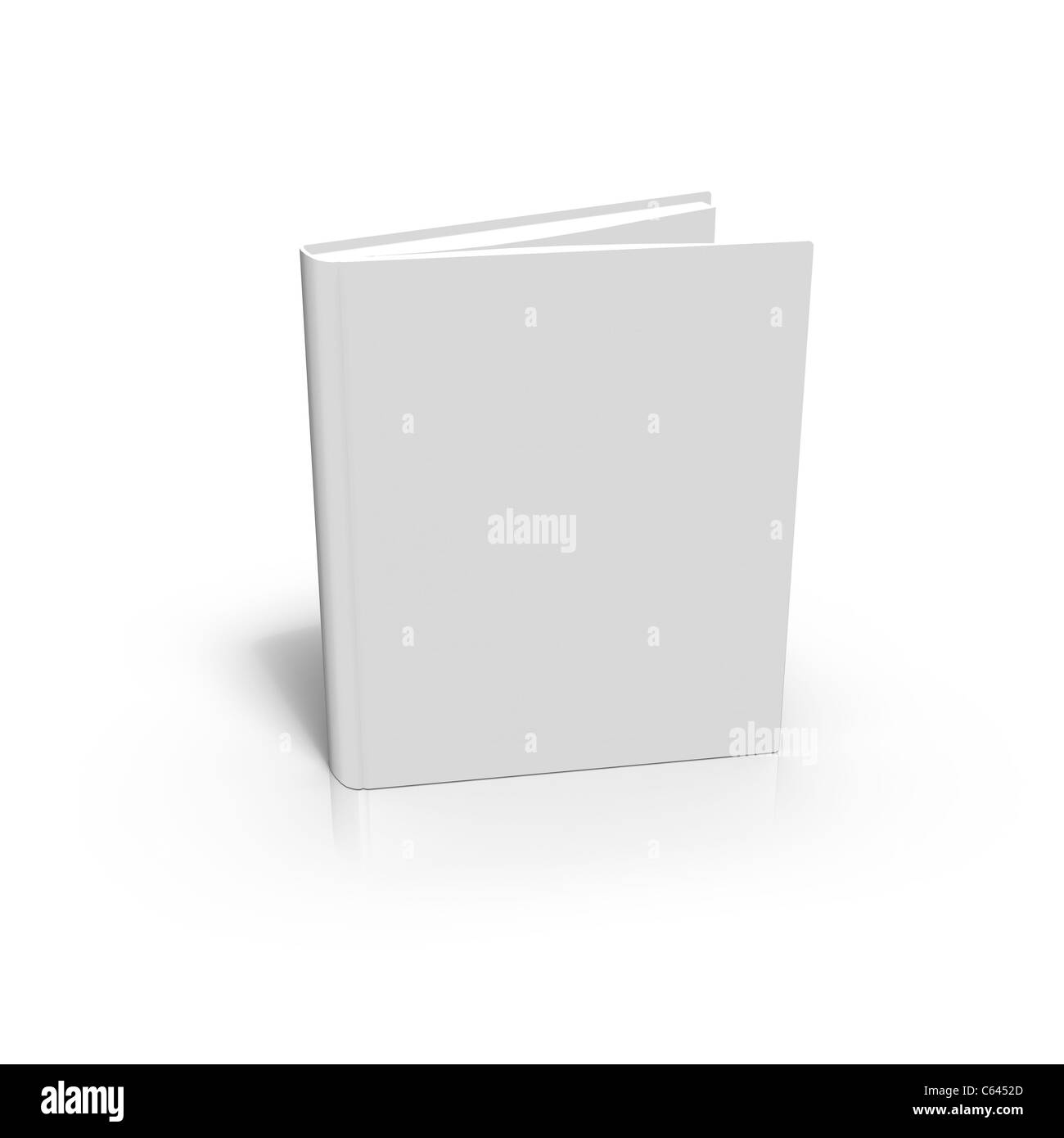 blank book isolated on white background Stock Photo - Alamy