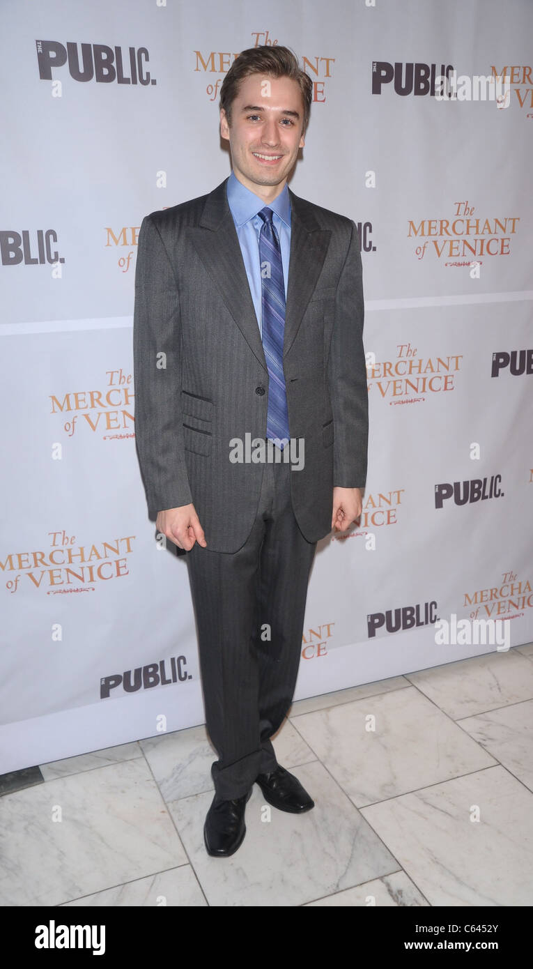 Seth Numrich in attendance for MERCHANT OF VENICE Opening Night ...