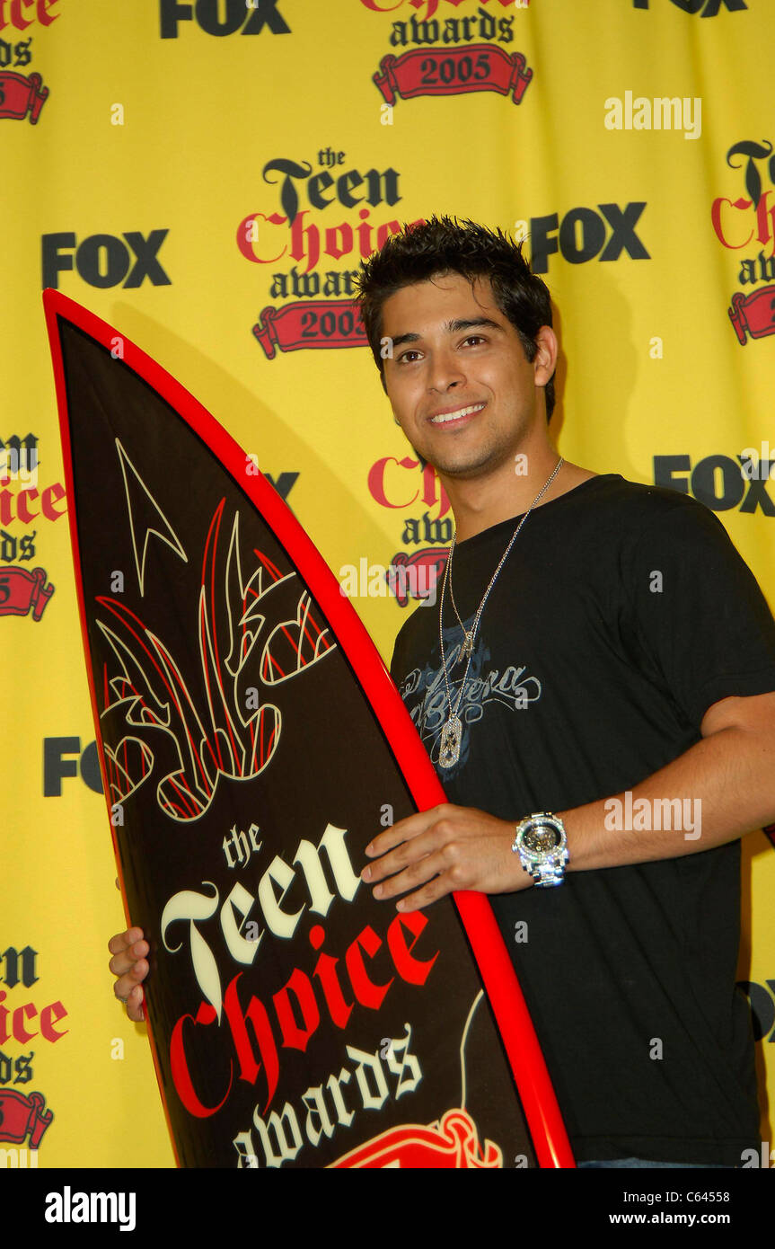 Wilmer Valderrama in the press room for The 2005 TEEN CHOICE AWARDS ...
