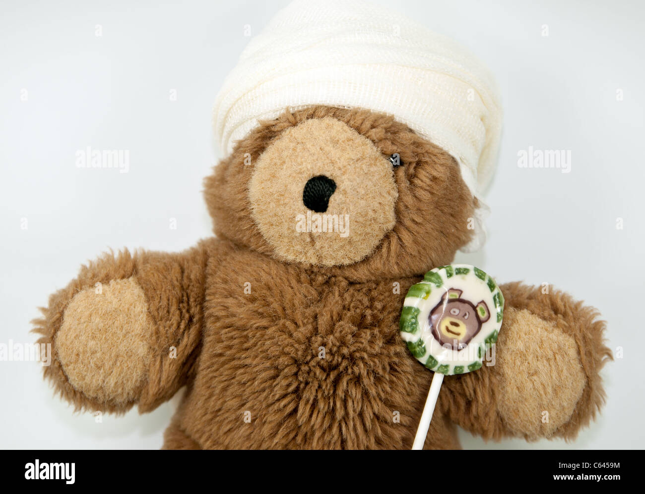sick teddy bear Stock Photo - Alamy
