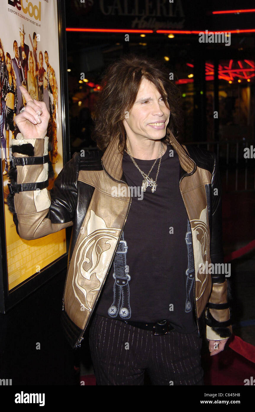 Steven Tyler at arrivals for BE COOL Premiere, Grauman's Chinese ...