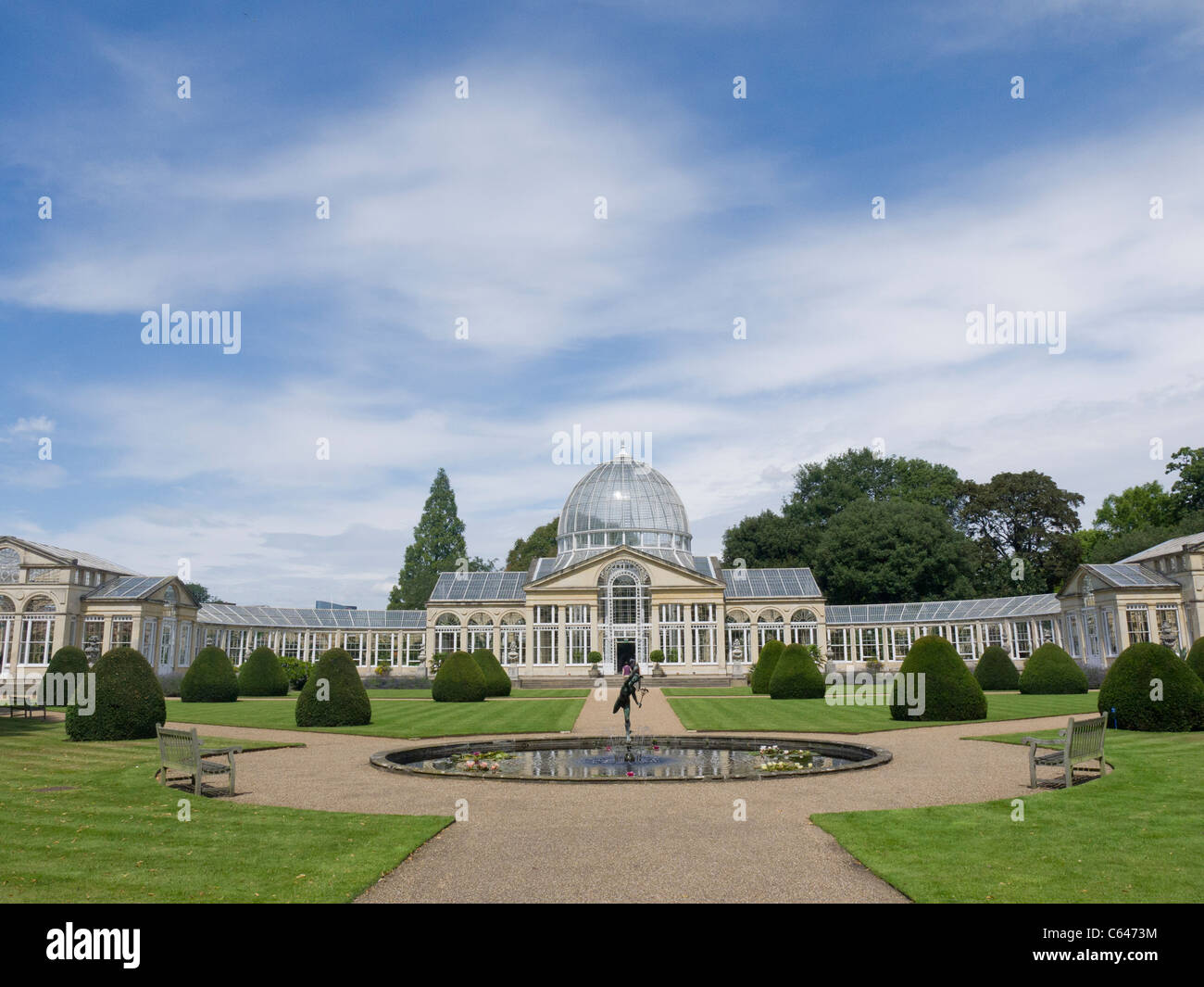 Exterior of the Great Conservatory at Syon Park built by Charles Fowler ...