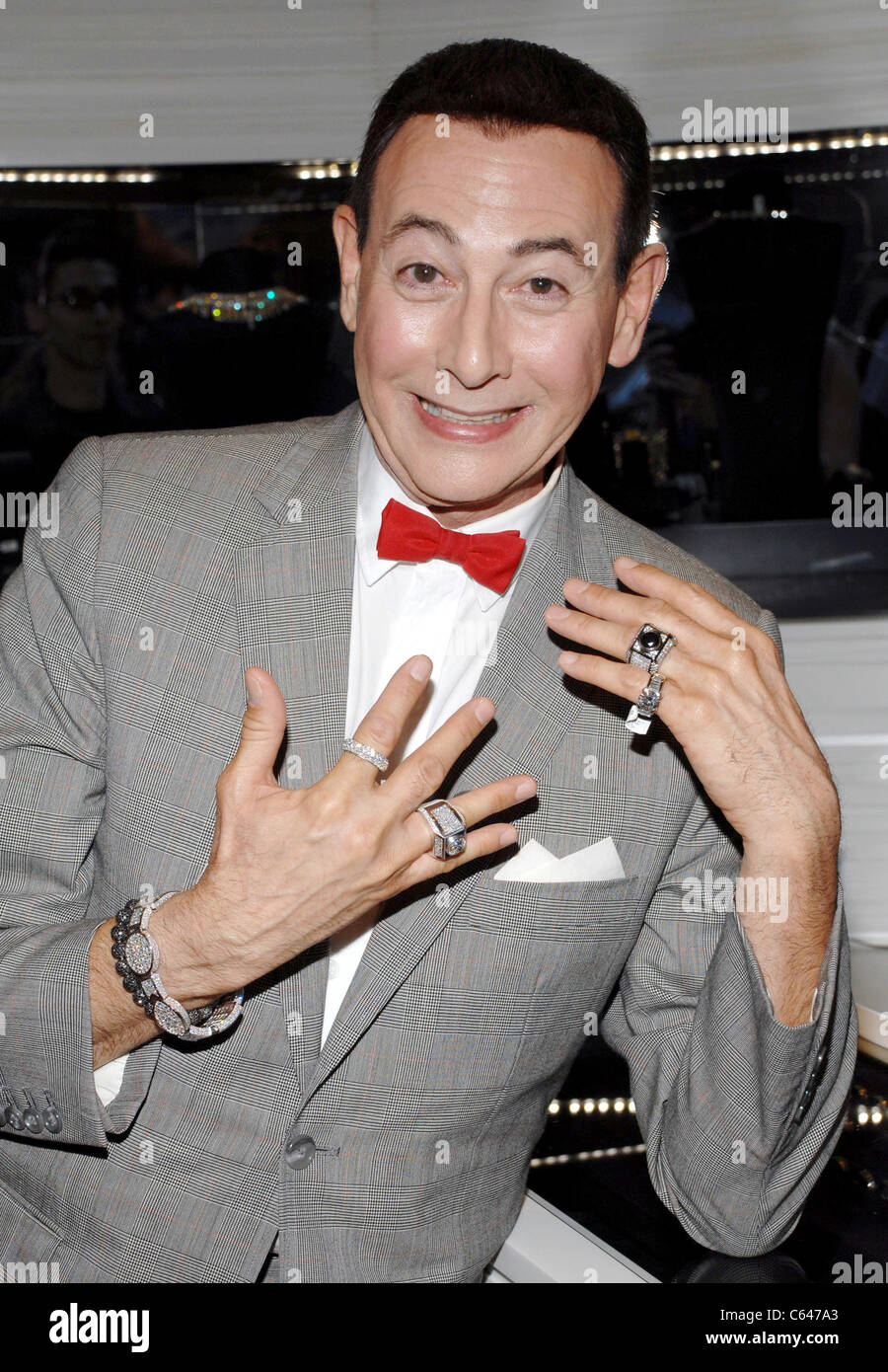 Pee Wee Herman at a public appearance for Pee-Wee Herman Takes ...