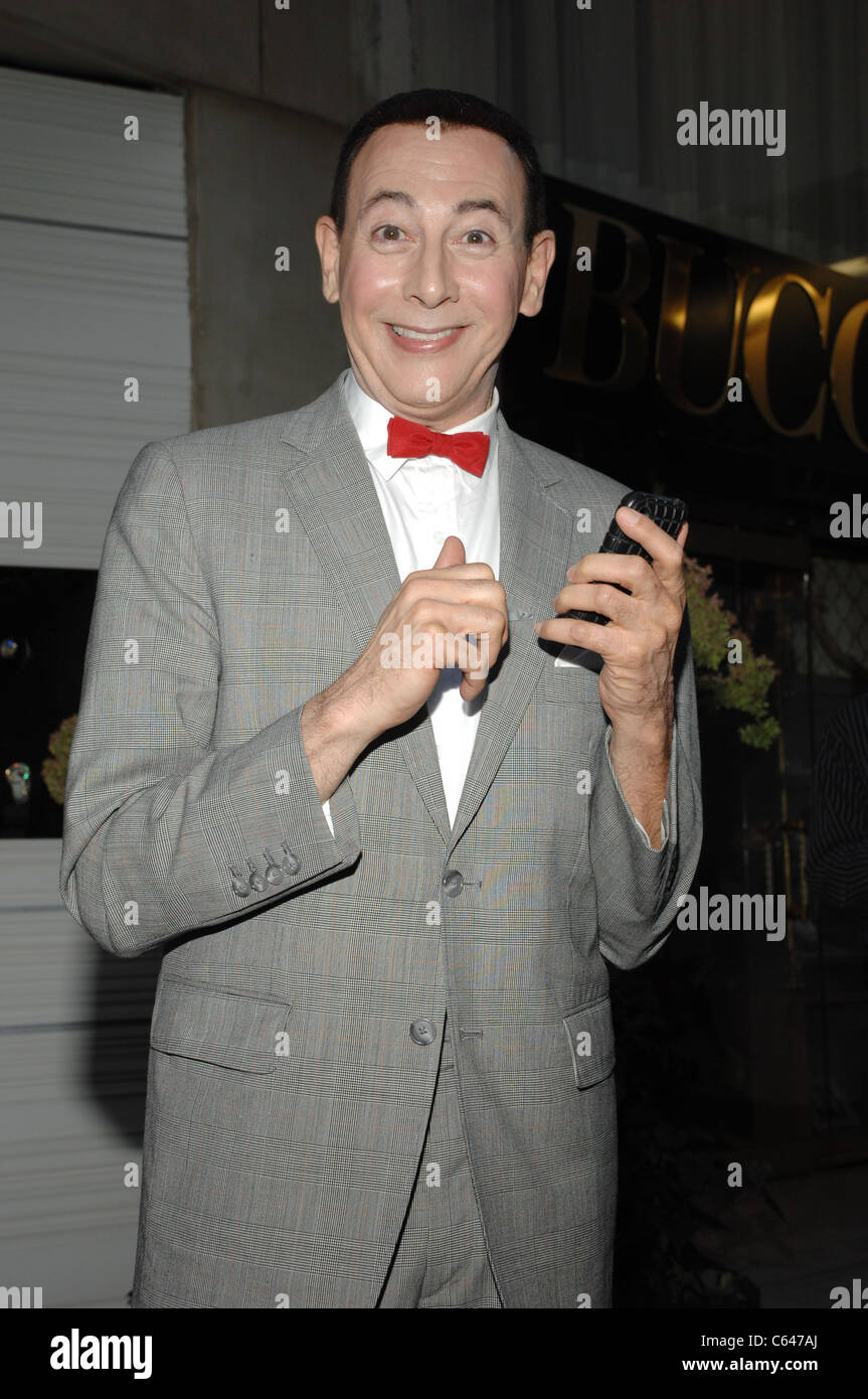 Pee Wee Herman at a public appearance for Pee-Wee Herman Takes ...