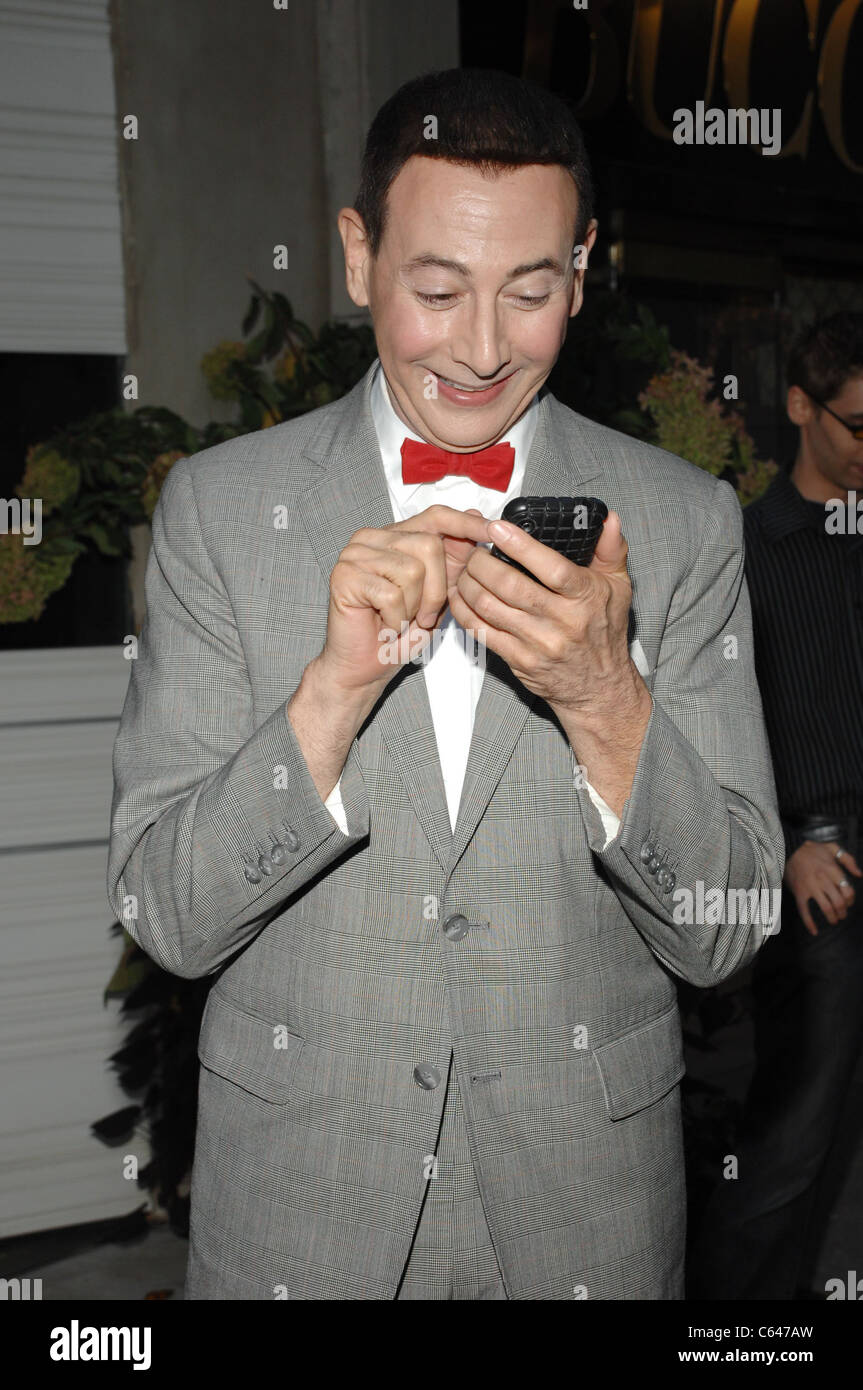Pee Wee Herman at a public appearance for Pee-Wee Herman Takes ...