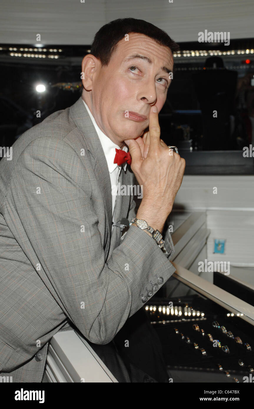 Pee Wee Herman at a public appearance for Pee-Wee Herman Takes ...