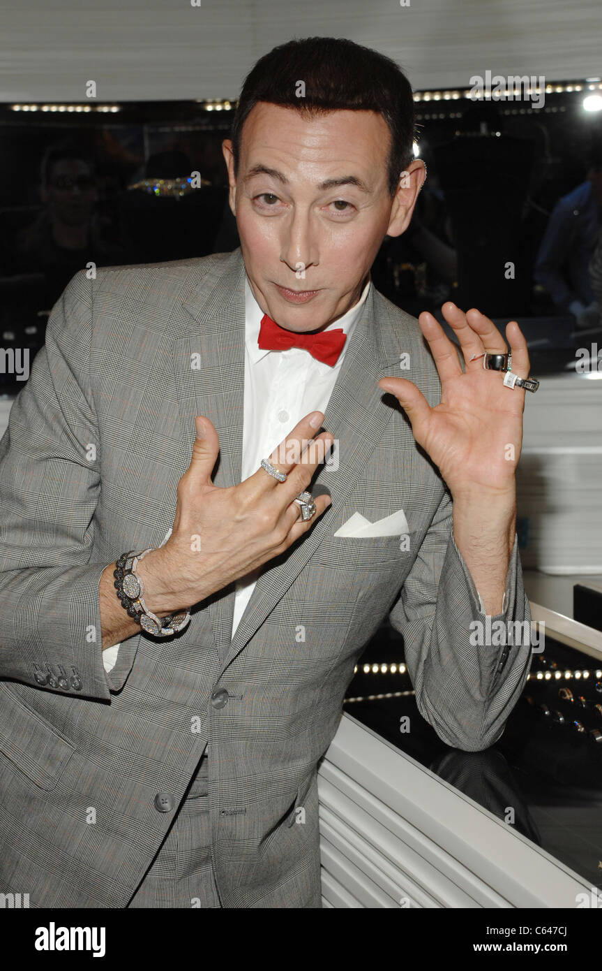 Pee Wee Herman at a public appearance for Pee-Wee Herman Takes ...
