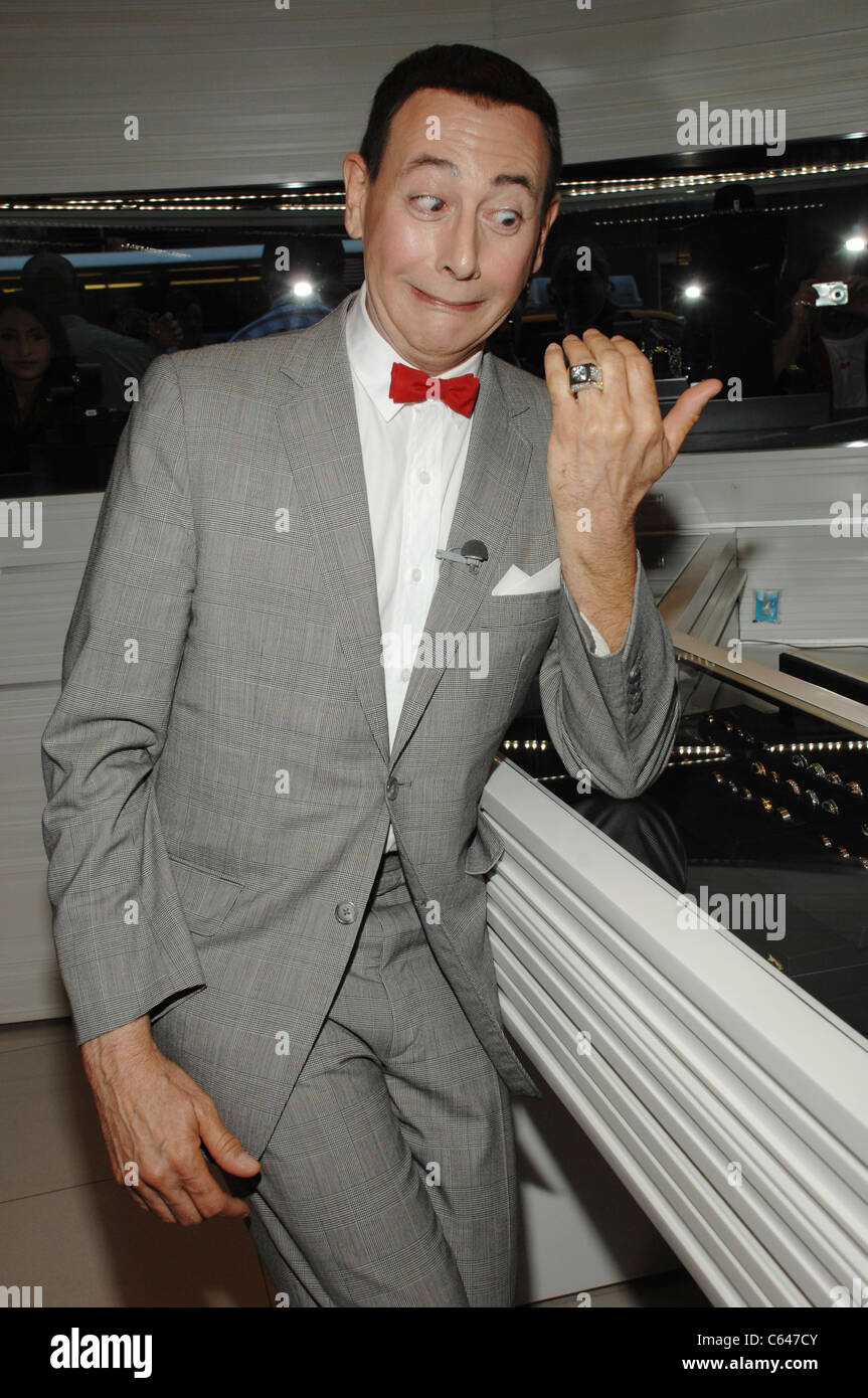 Pee Wee Herman at a public appearance for Pee-Wee Herman Takes ...