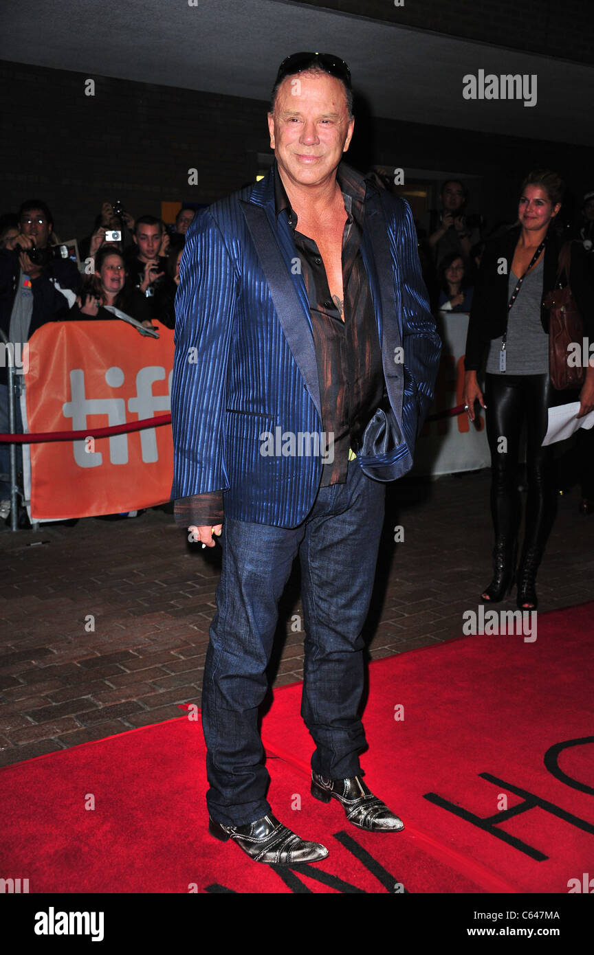 Mickey Rourke at arrivals for PASSION PLAY Toronto International Film ...