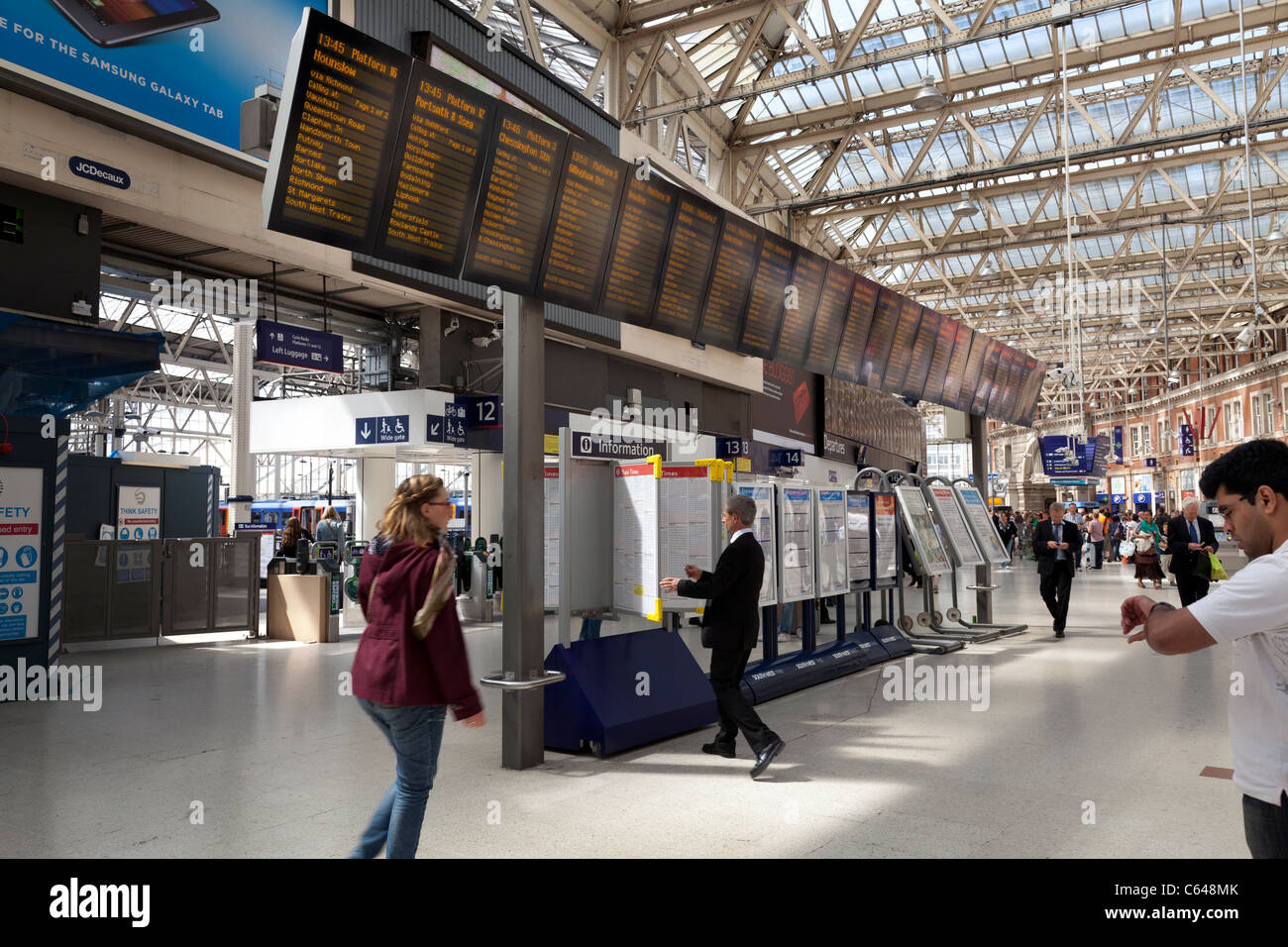 Railroad station sign board hi-res stock photography and images - Alamy