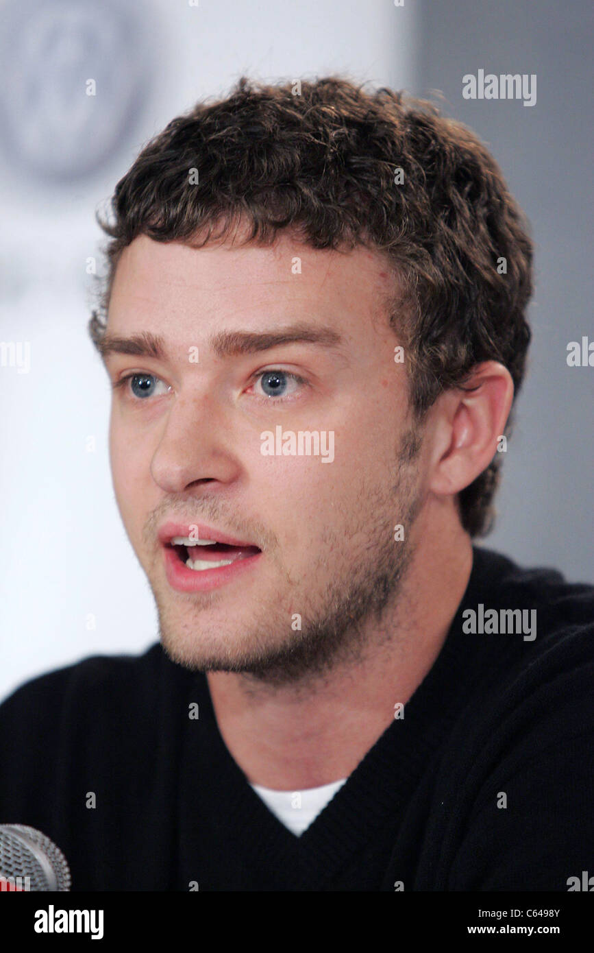 Justin Timberlake at the press conference for EDISON Premiere at ...
