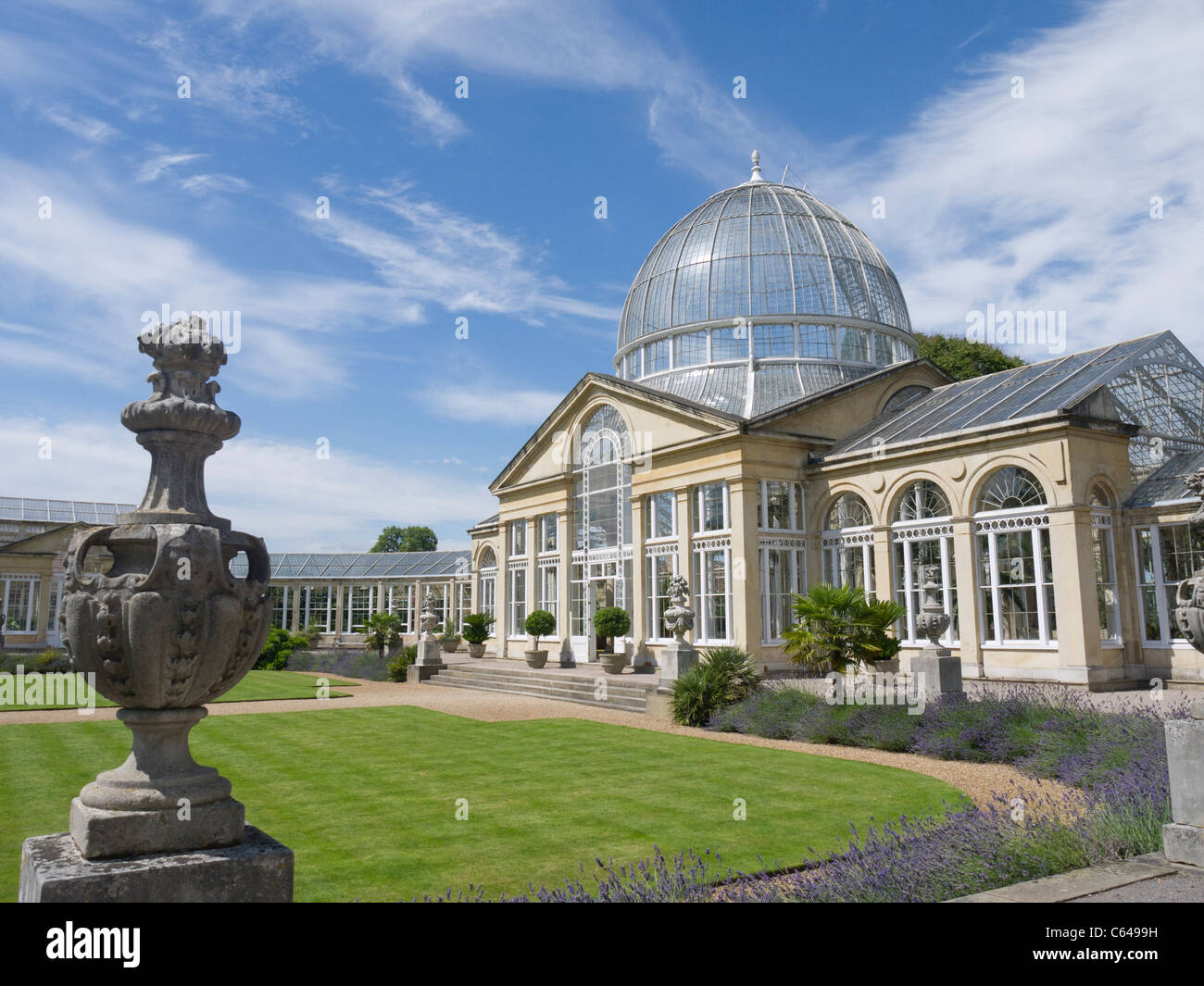Exterior of the Great Conservatory at Syon Park built by Charles Fowler ...