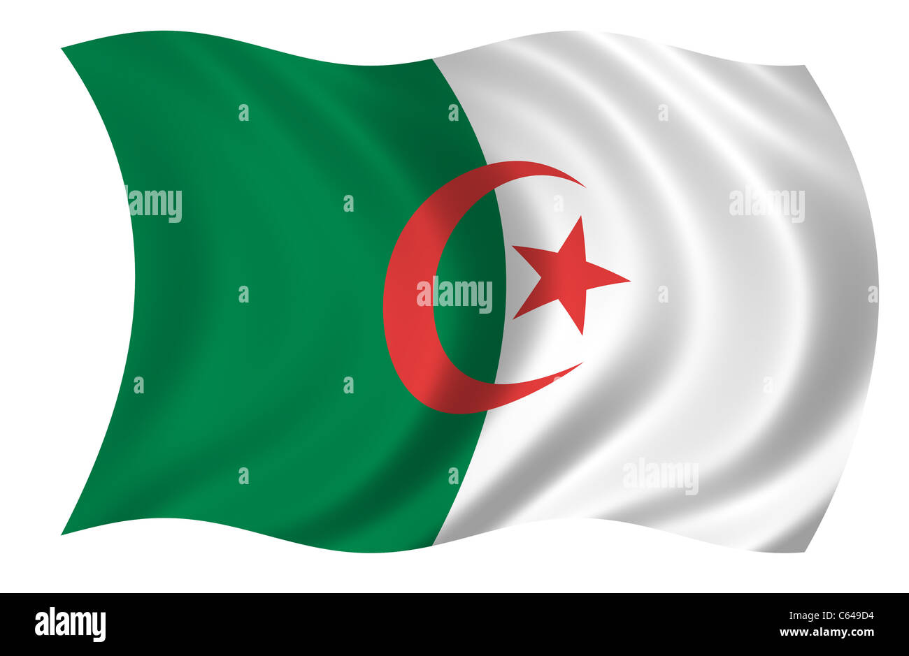 Algeria flag hi-res stock photography and images - Alamy