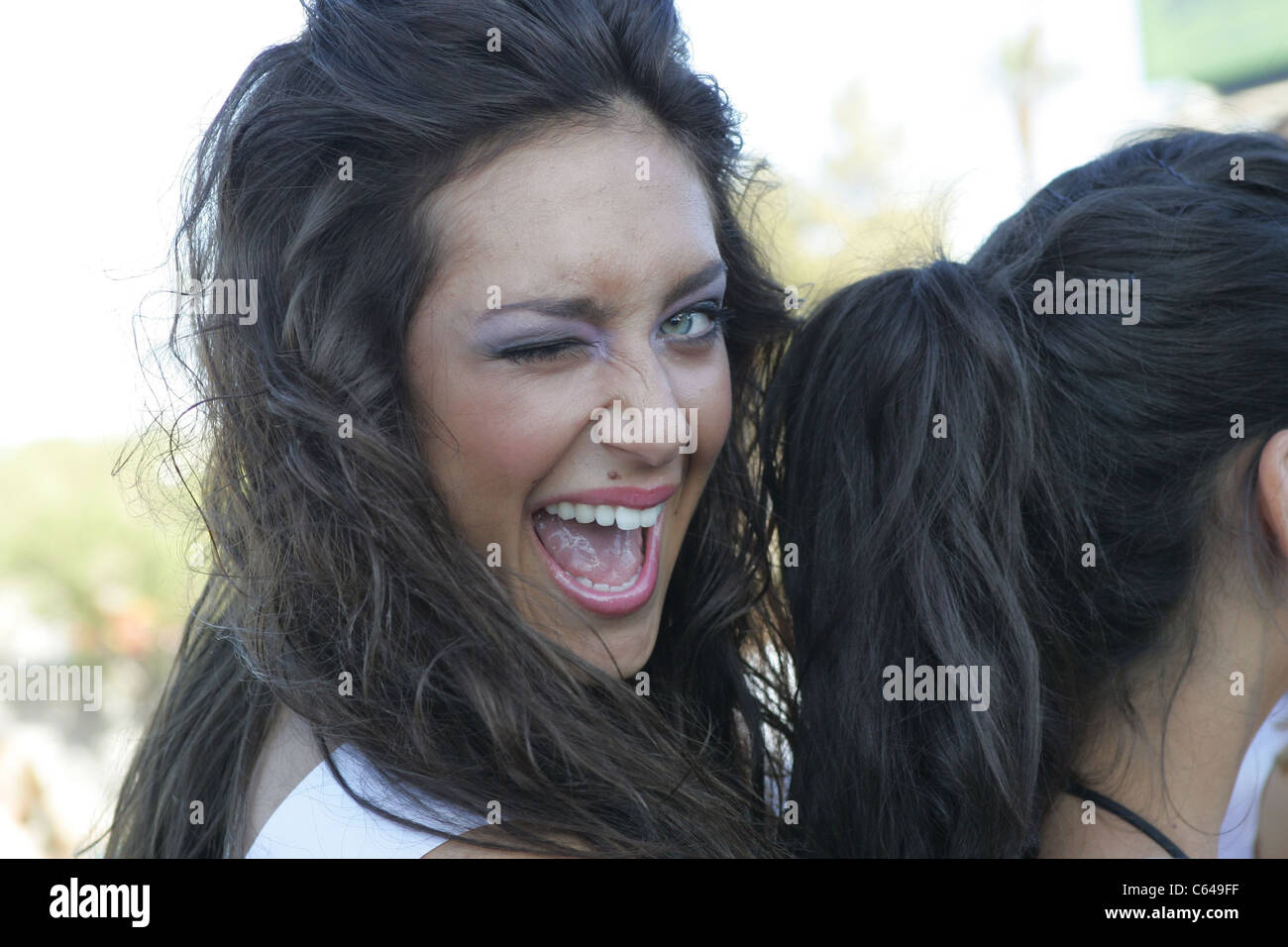 Jessica Cecchini, (Miss Italy) at a public appearance for Miss Universe ...