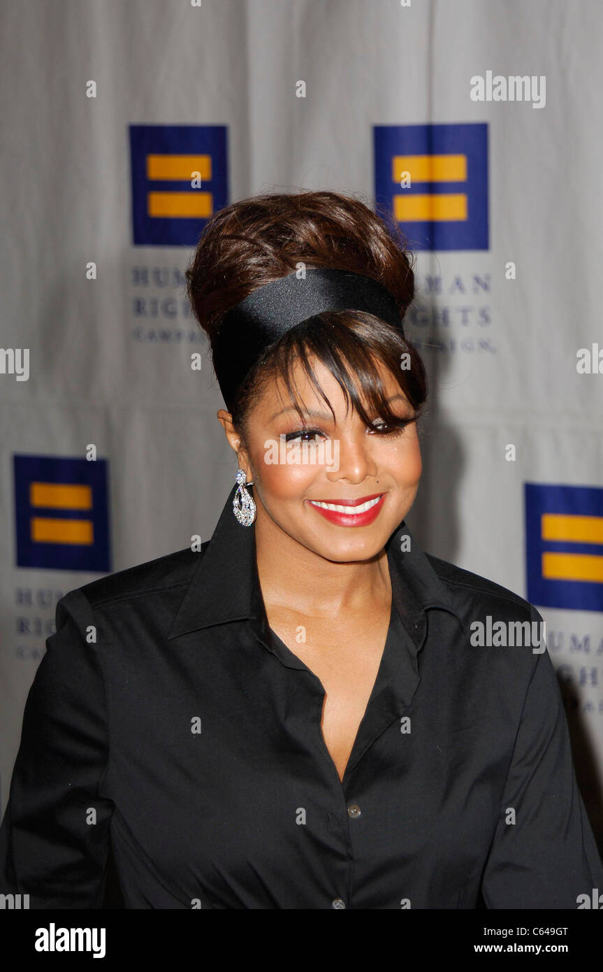 Janet Jackson at arrivals for THE HUMAN RIGHTS CAMPAIGN GALA HONORING ...