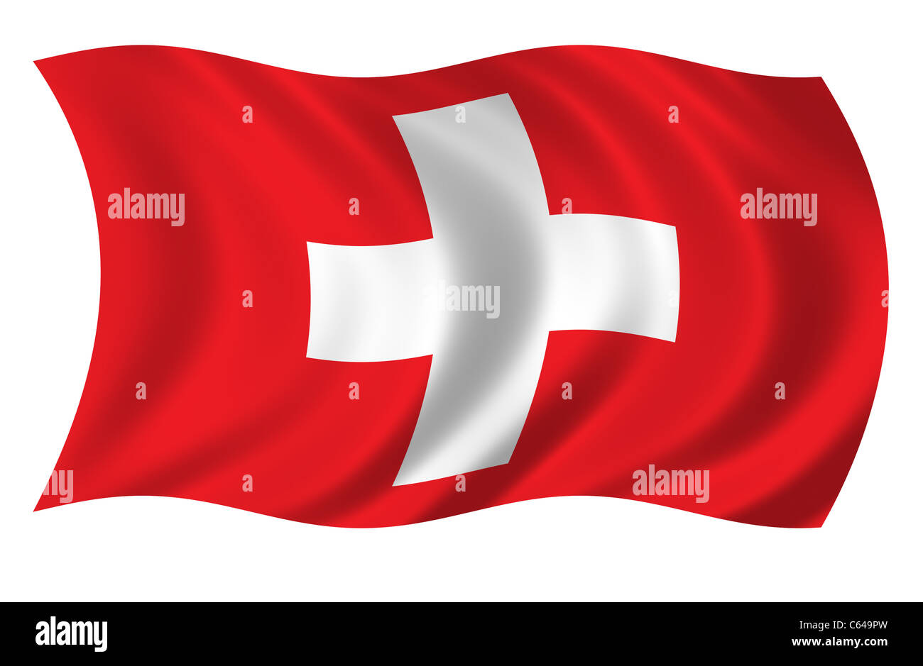 Switzerland flag Cut Out Stock Images & Pictures - Alamy