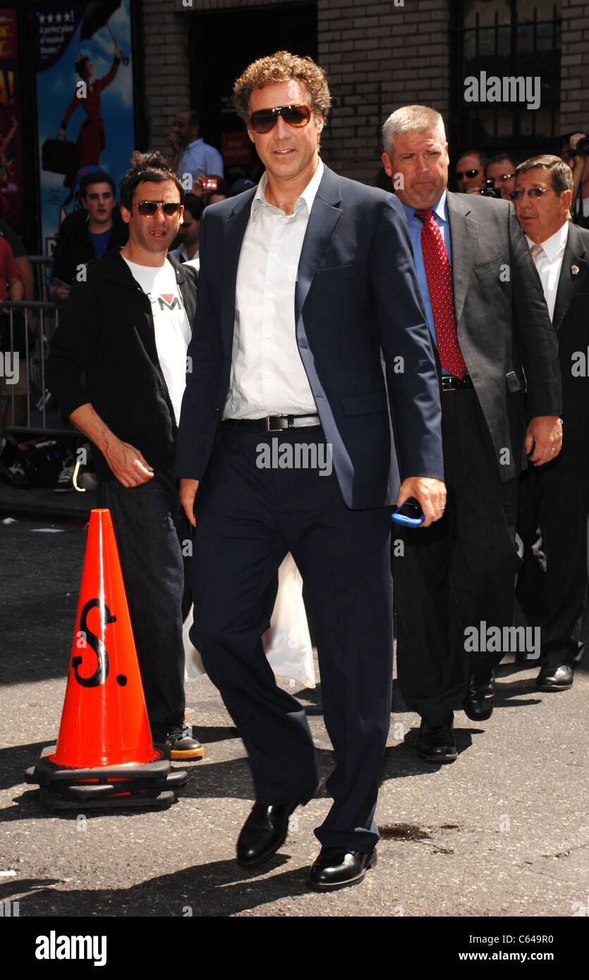 Will Ferrell at talk show appearance for The Late Show with David ...