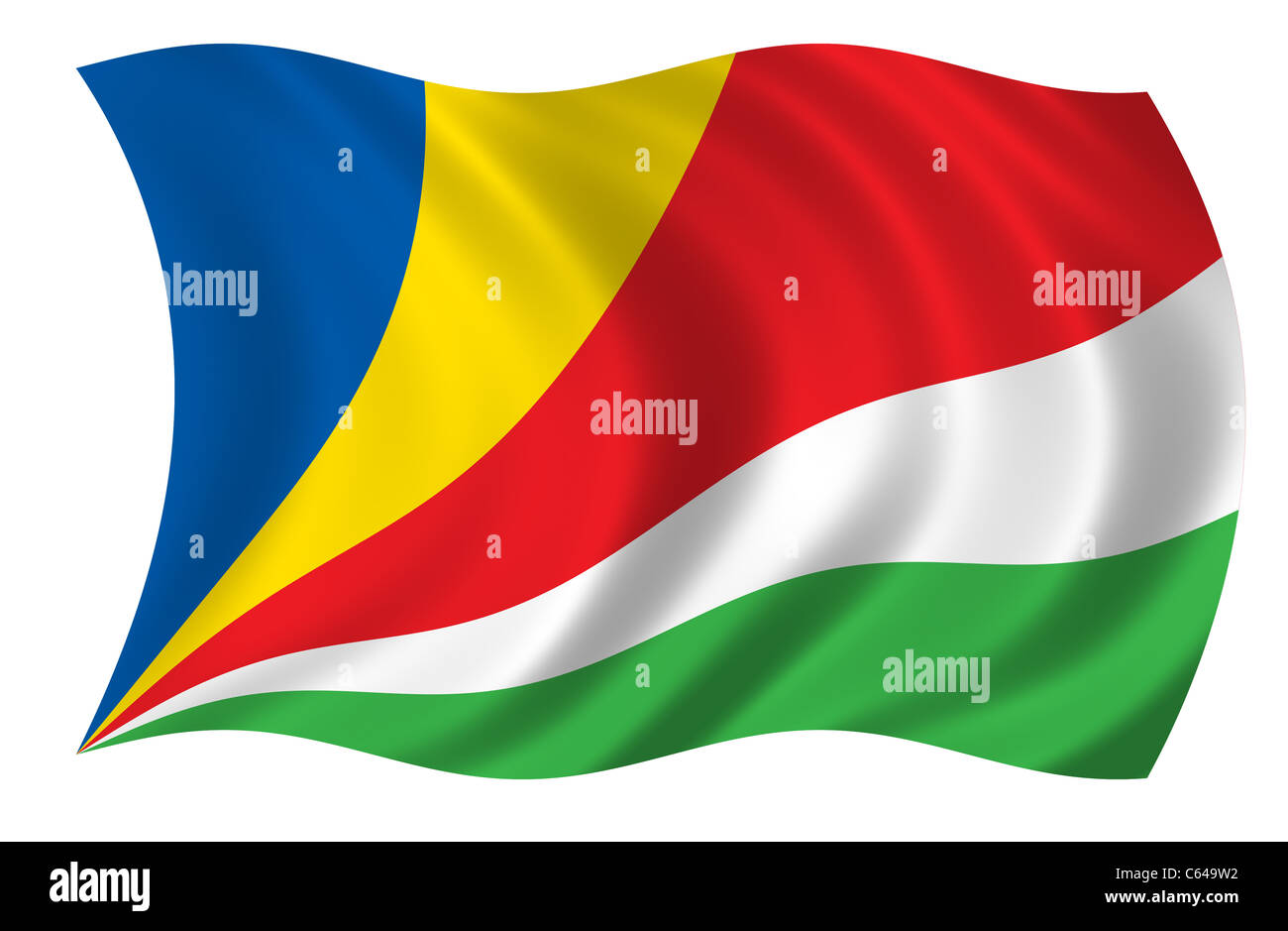 Seychelles flag hi-res stock photography and images - Alamy