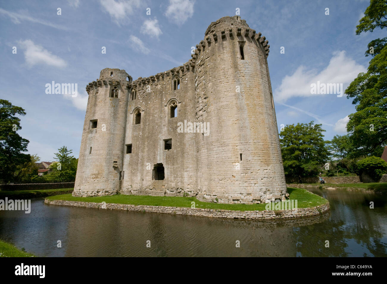 Nunney Castle Somerset England Stock Photo - Alamy