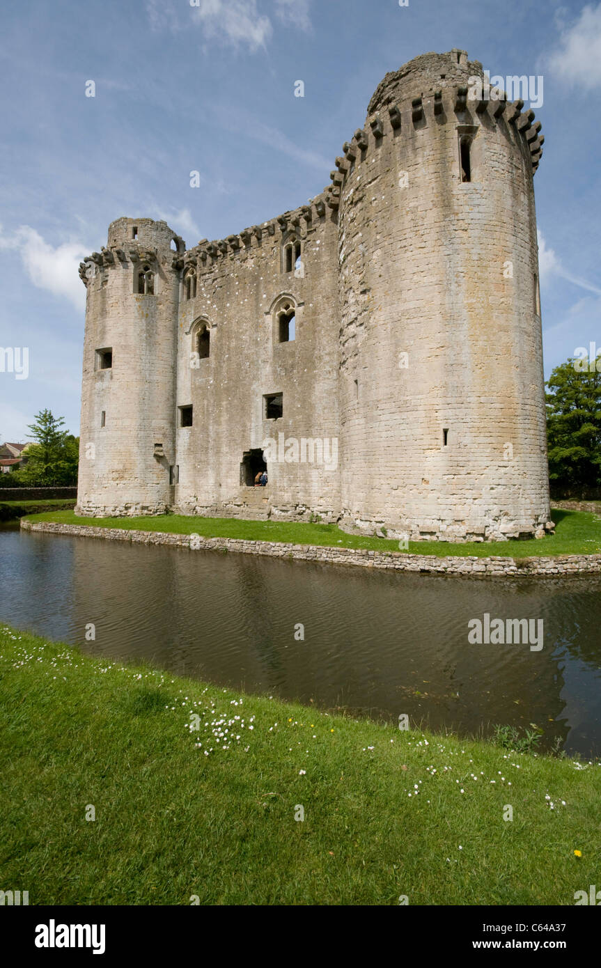 Nunney Castle Somerset England Stock Photo - Alamy
