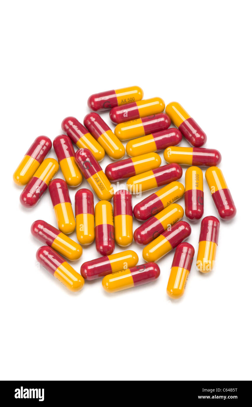 Prescription Drug capsules Stock Photo - Alamy