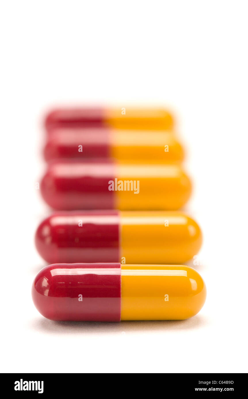 Prescription Drug capsules Stock Photo - Alamy
