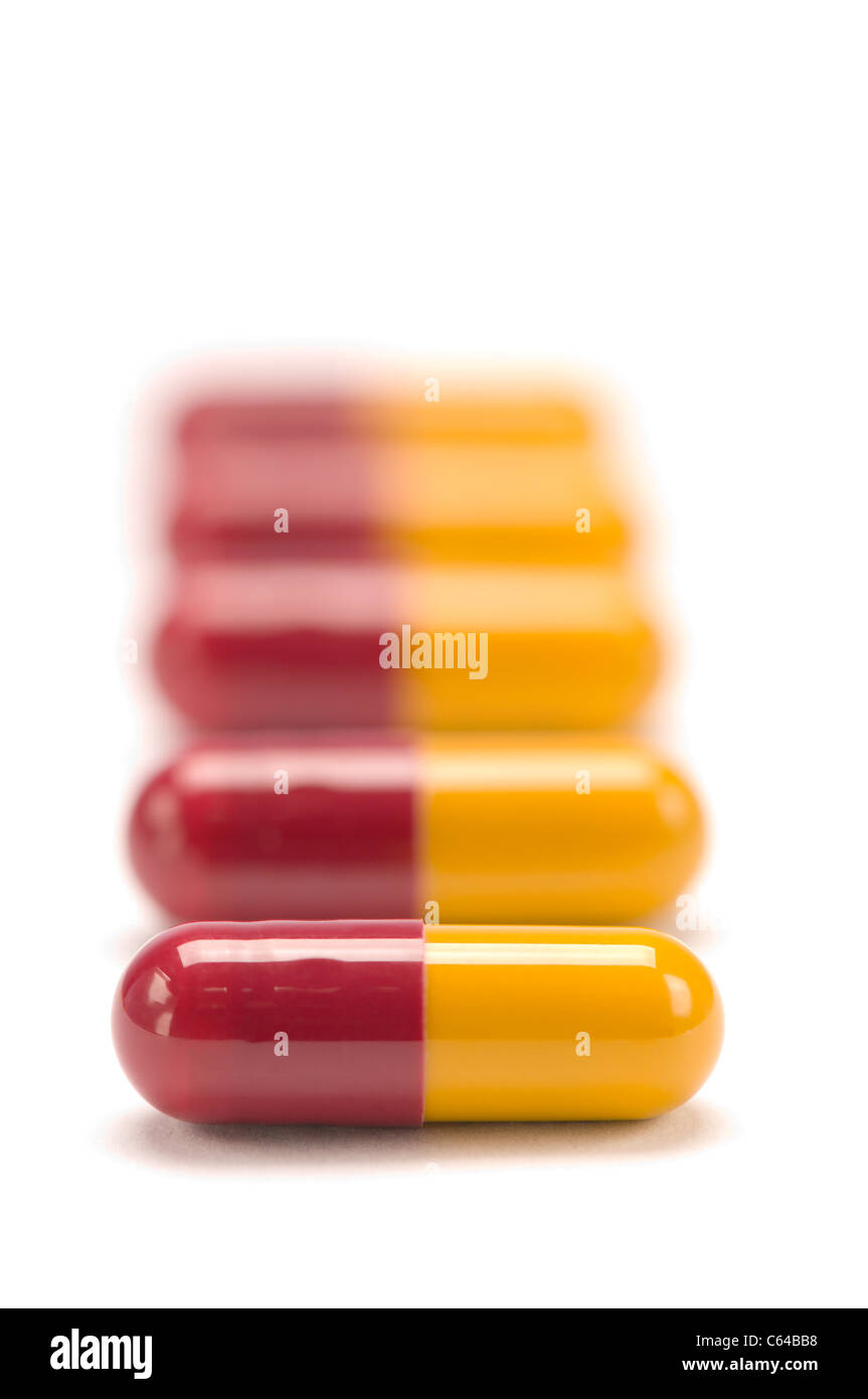Prescription Drug capsules Stock Photo - Alamy