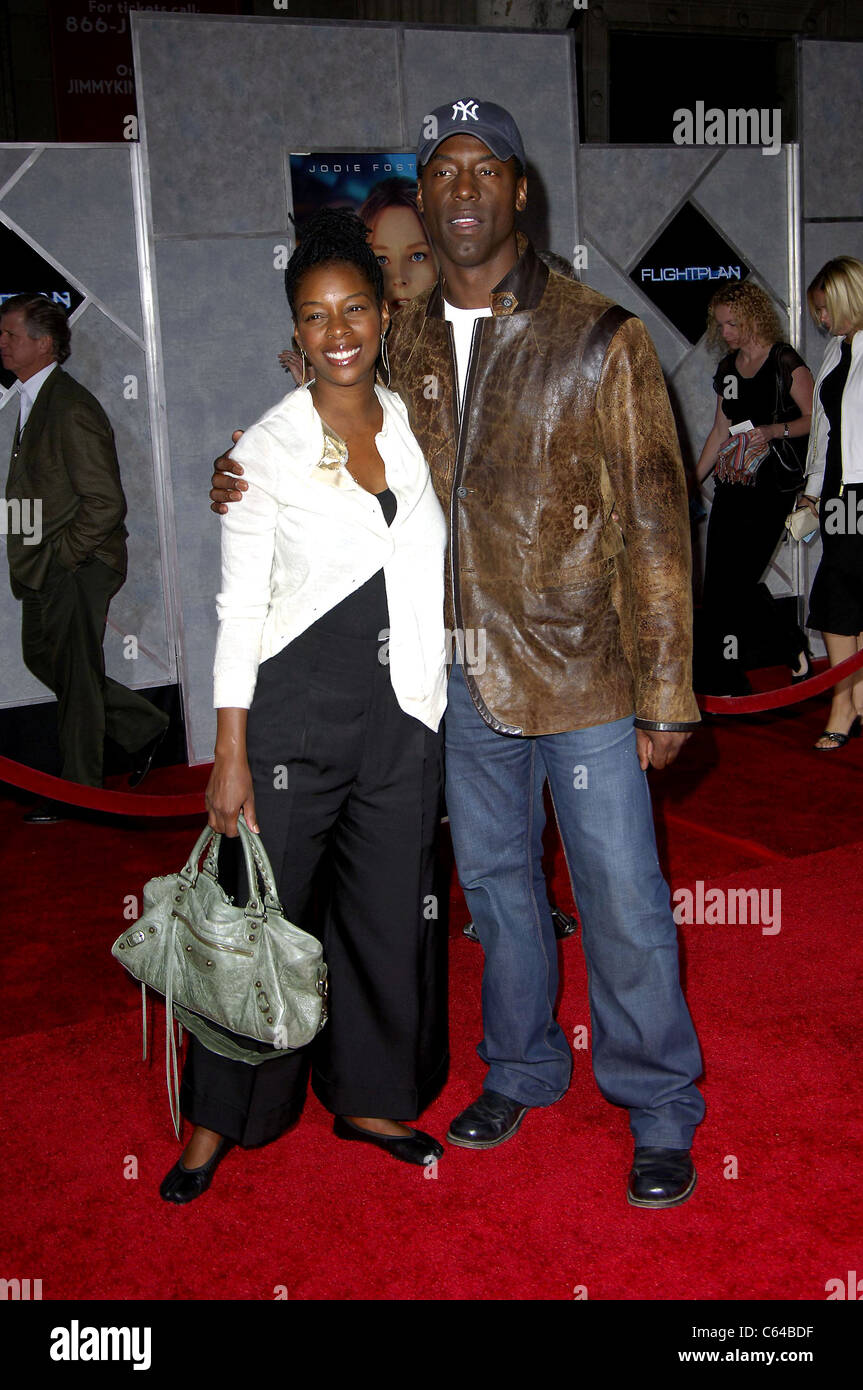 Jenisa, Isaiah Washington at arrivals for FLIGHTPLAN Premiere, El ...