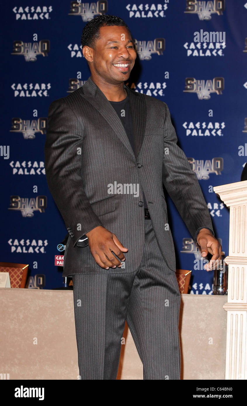 Sugar Shane Mosley in attendance for Press Conference At Caesar's ...