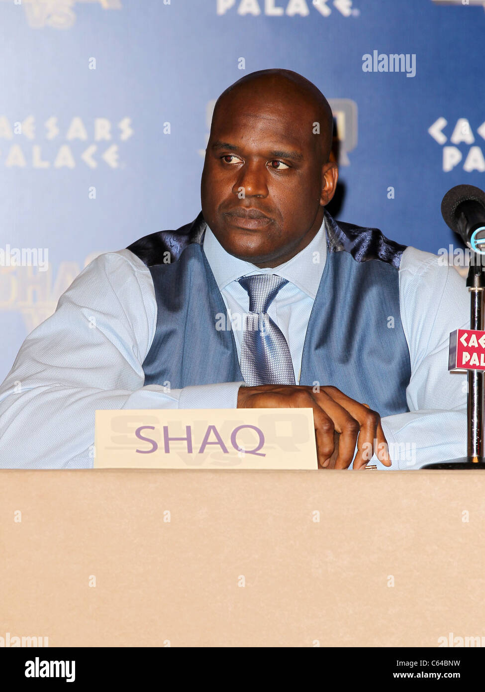 Shaquille O'Neal in attendance for Press Conference At Caesar's Palace ...