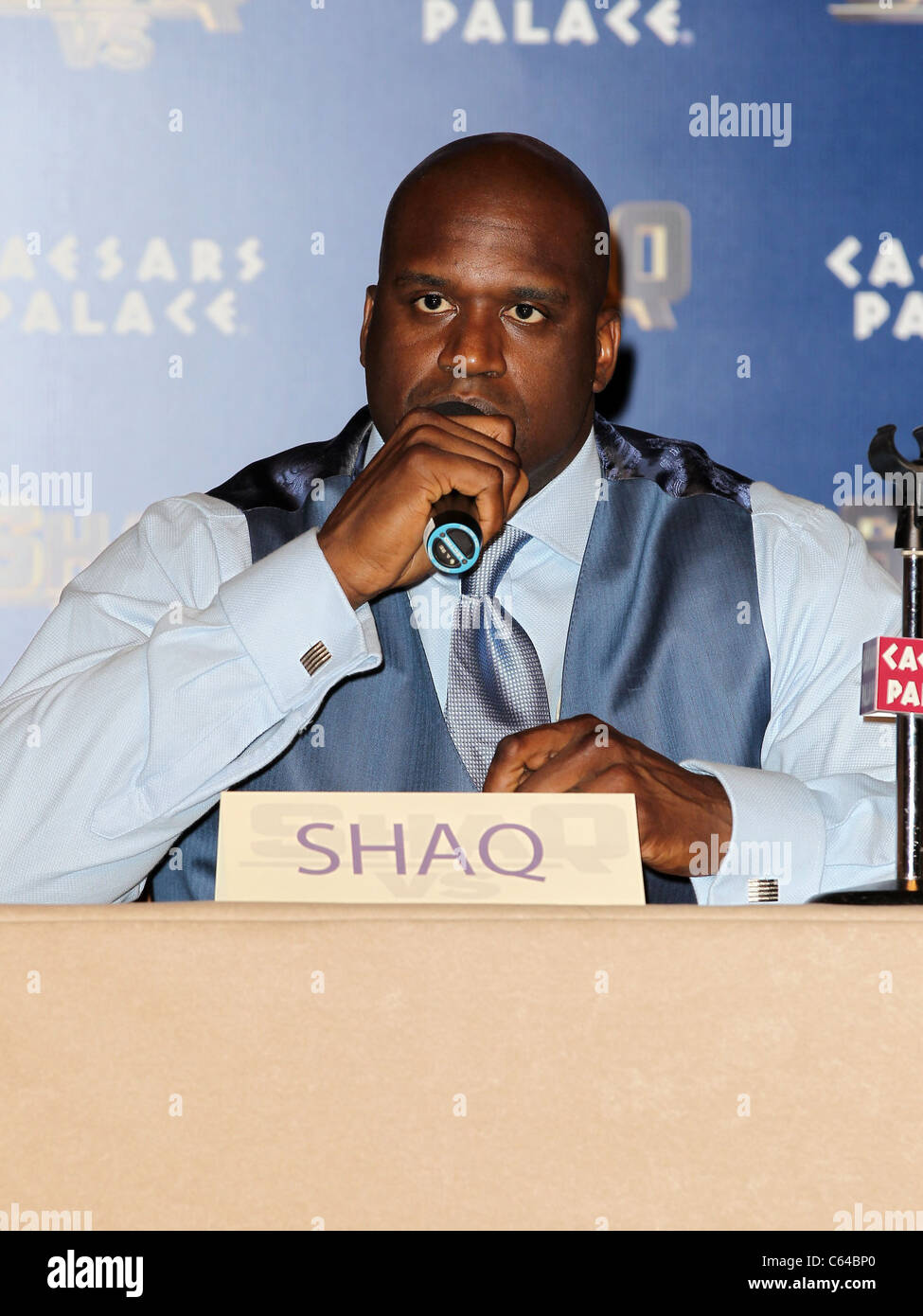 Shaquille O'Neal in attendance for Press Conference At Caesar's Palace ...