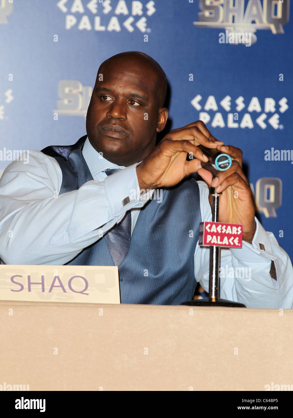 Shaquille O'Neal in attendance for Press Conference At Caesar's Palace ...
