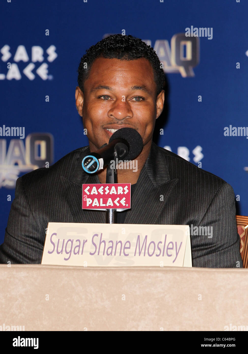 Sugar Shane Mosley in attendance for Press Conference At Caesar's ...