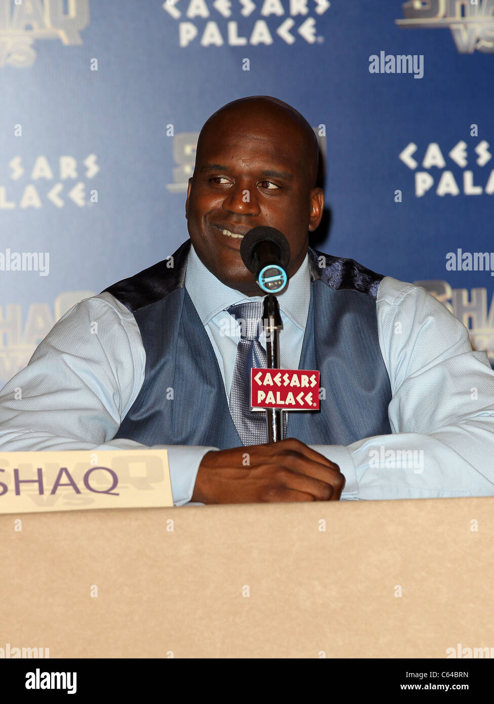 Shaquille O'Neal in attendance for Press Conference At Caesar's Palace ...