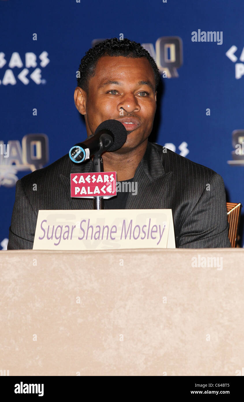 Sugar Shane Mosley in attendance for Press Conference At Caesar's ...