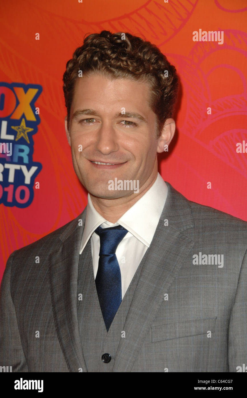 Matthew Morrison at arrivals for Fox All-Star Party, Pacific Park ...