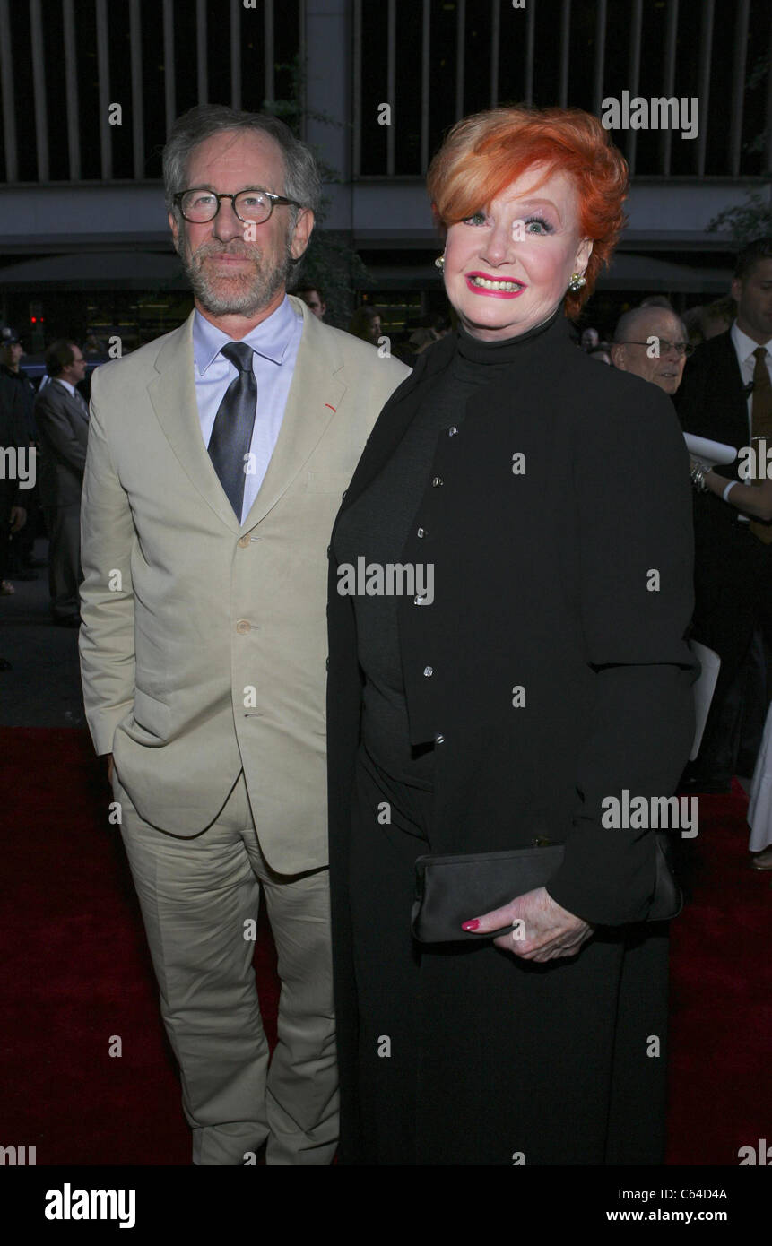Steven Spielberg, Ann Robinson at arrivals for U.S. Premiere of WAR OF ...