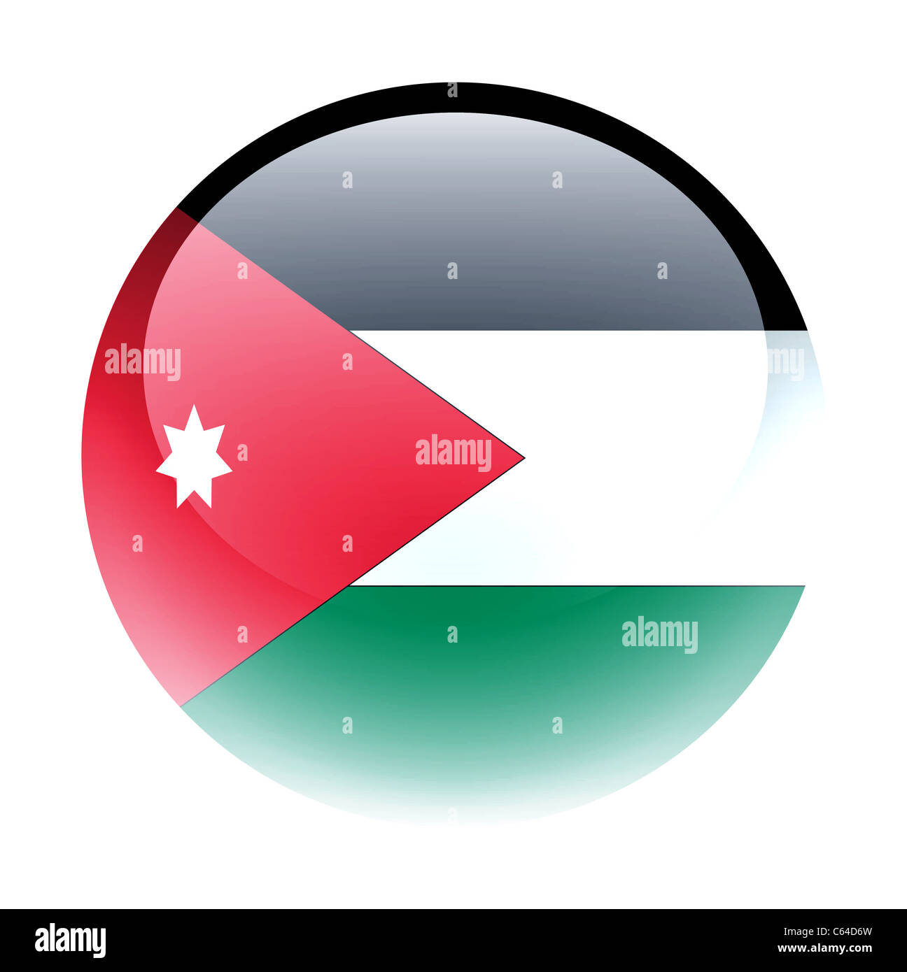 Jordan flag Cut Out Stock Images & Pictures - Alamy